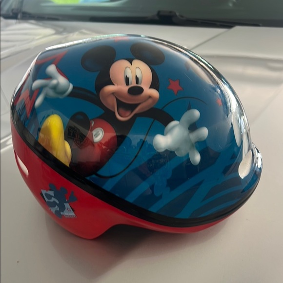 Disney | Toys | Disney Mickey Mouse Toddler Helmet Red And Blue | Poshmark